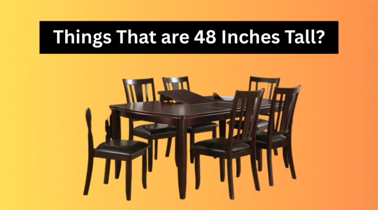 How Tall is 48 Inches? 12 Things That are 48 Inches Tall