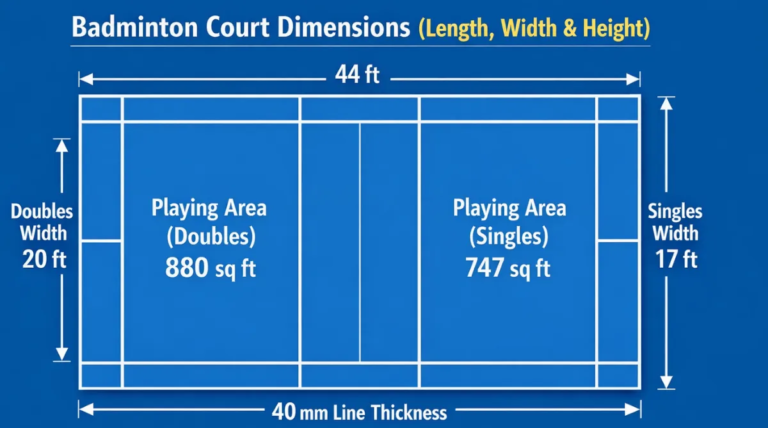 Badminton Court Dimensions: Size & Layout Complete Guide